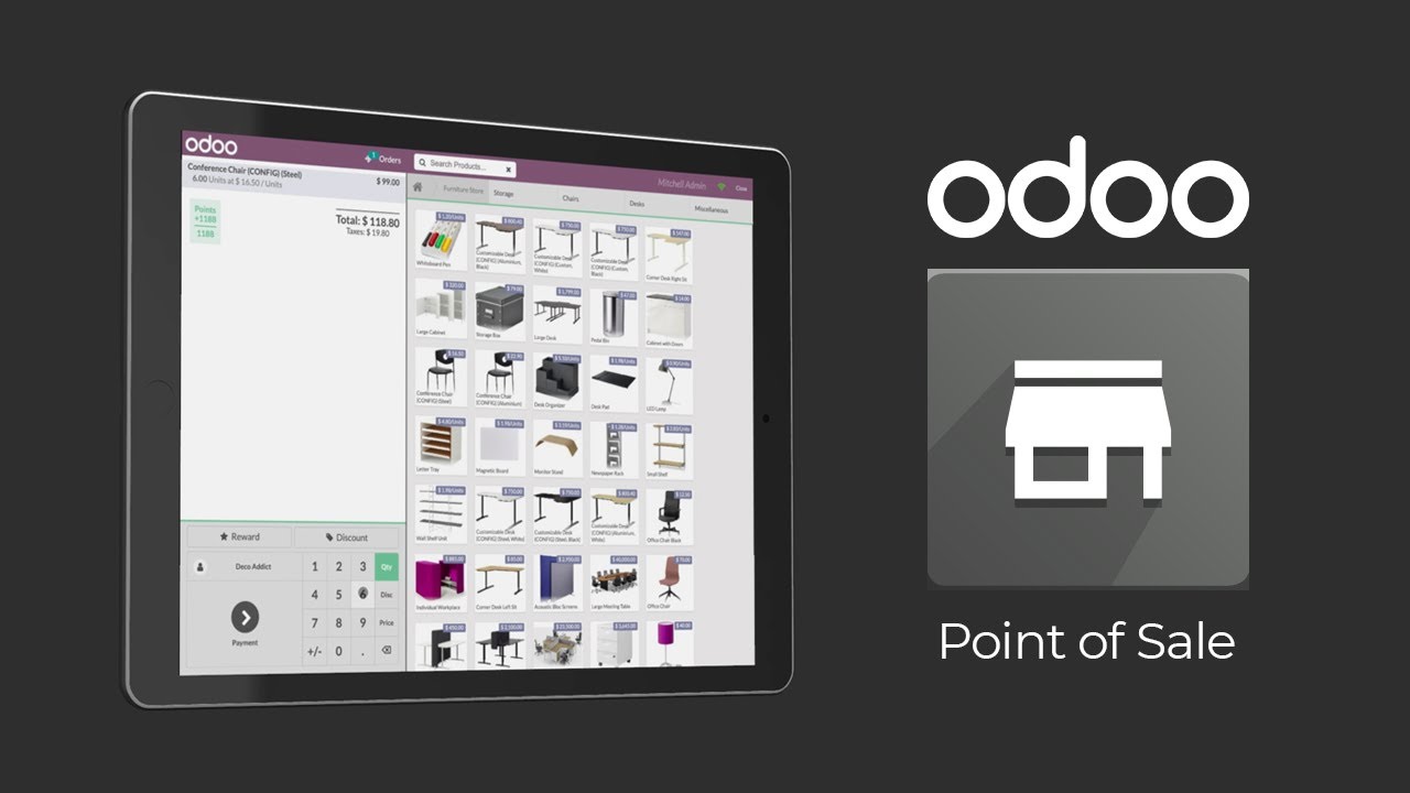 Shop, restaurant and bar POS system | Odoo solutions